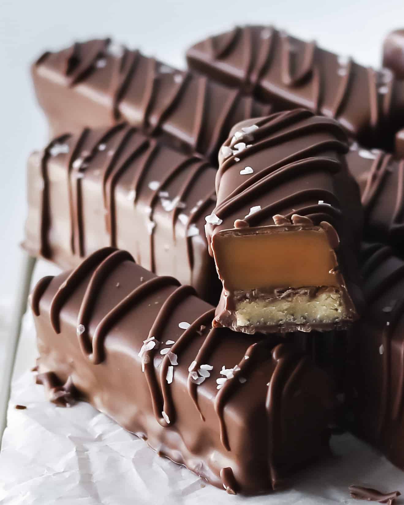 Homemade Twix caramel candy bars - One Sweet Mama