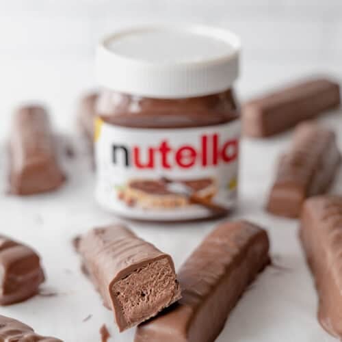Fluffy nutella nougat candy bars - One Sweet Mama