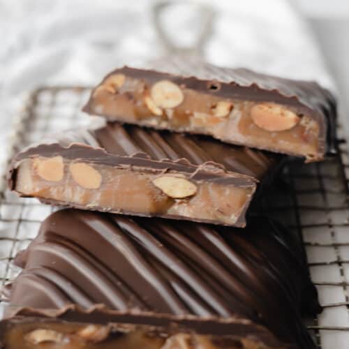 Smoked almond toffee (highly addictive) - One Sweet Mama