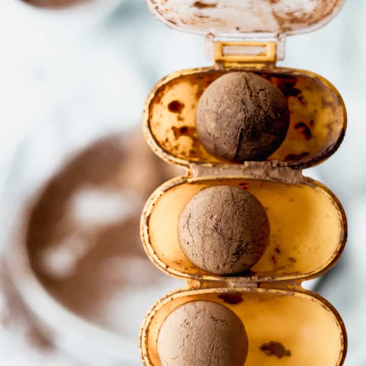 Simple Dark Chocolate Sea Salt Truffles - One Sweet Mama