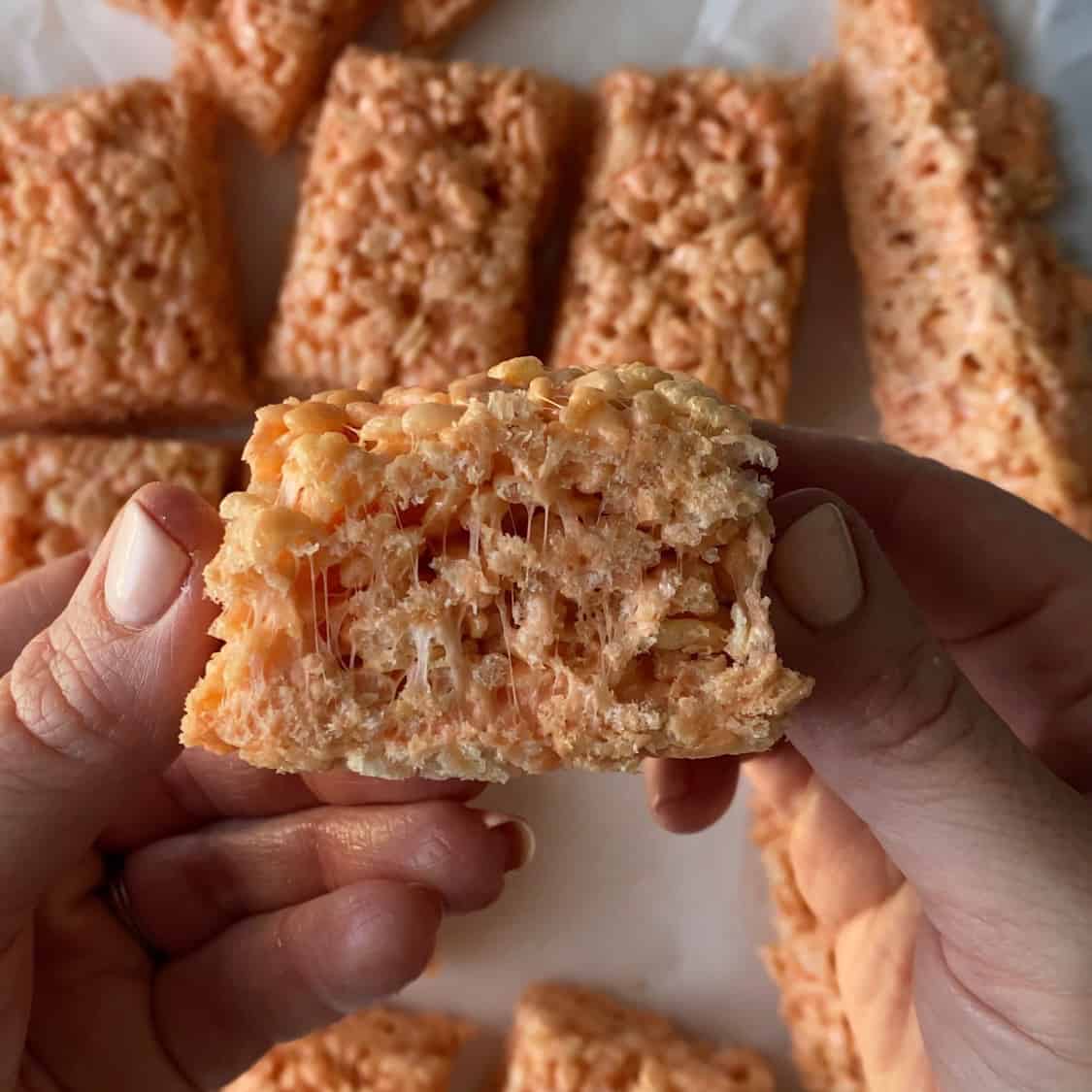 Jolly Rancher rice crispy treats - One Sweet Mama