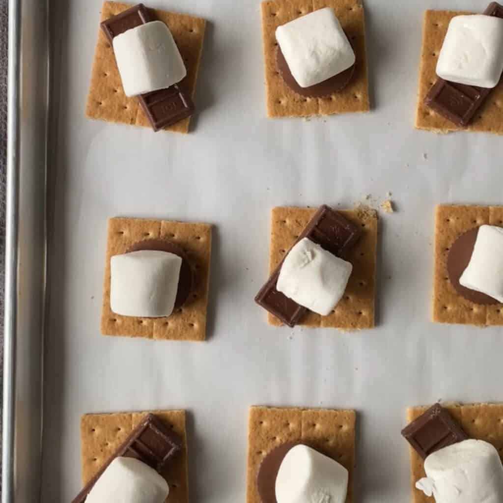 Smore chocolate chip cookies with candy - One Sweet Mama