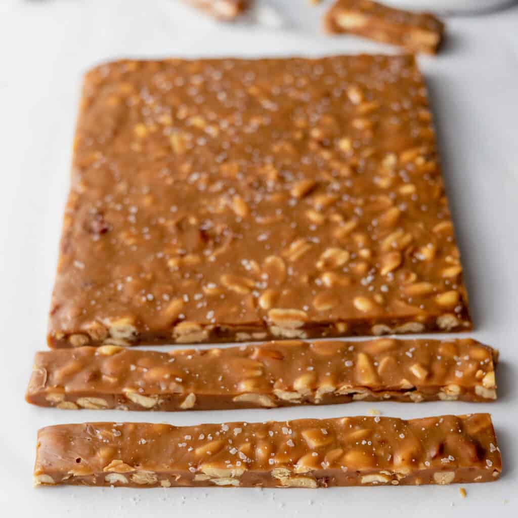 Caramel peanut candy (recipe and video) - One Sweet Mama
